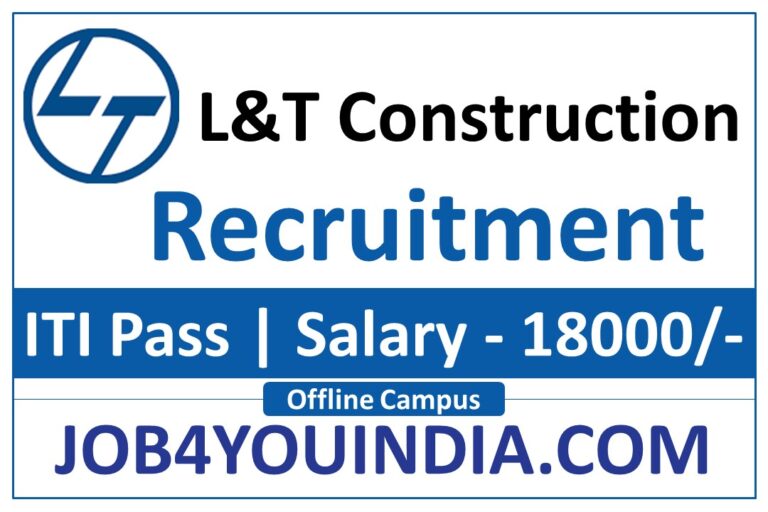 L&T Company में निकली ITI पास वालों के लिए बंपर भर्ती यहा से जाने ...